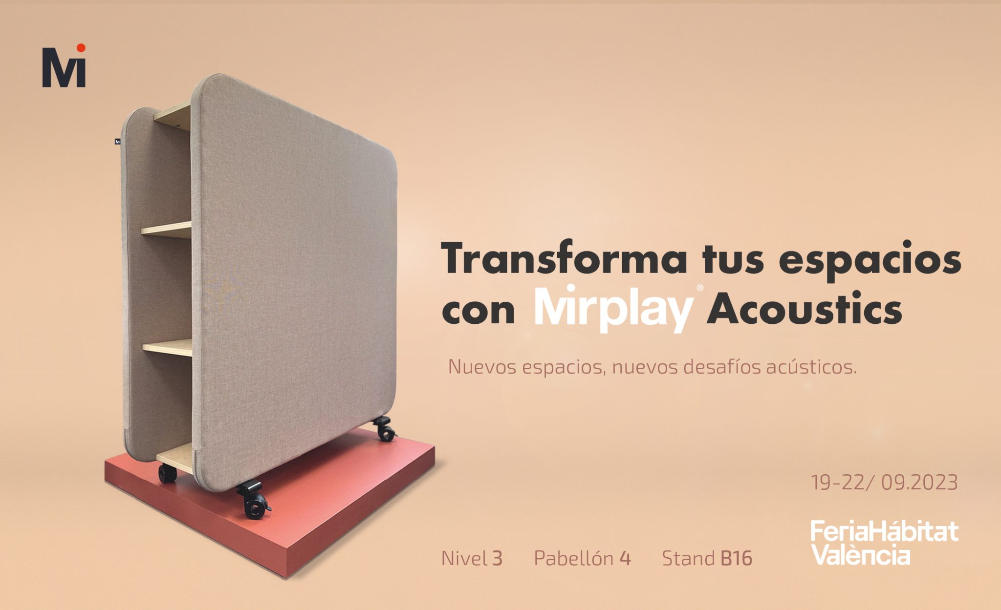 Mirplay presenta su nueva gama de paneles y cabinas acústicas - Feria ...